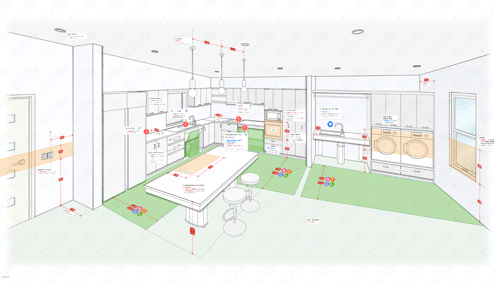Kitchen & Laundry (SDA) Building Codes & Rules | Access | NCC ...
